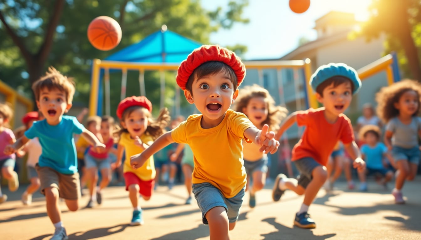 Redécouvrez les jeux de cour de récréation en famille