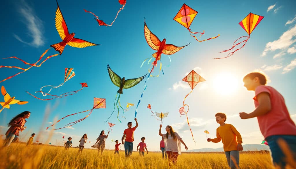 Les cerfs-volants : s'amuser avec le vent